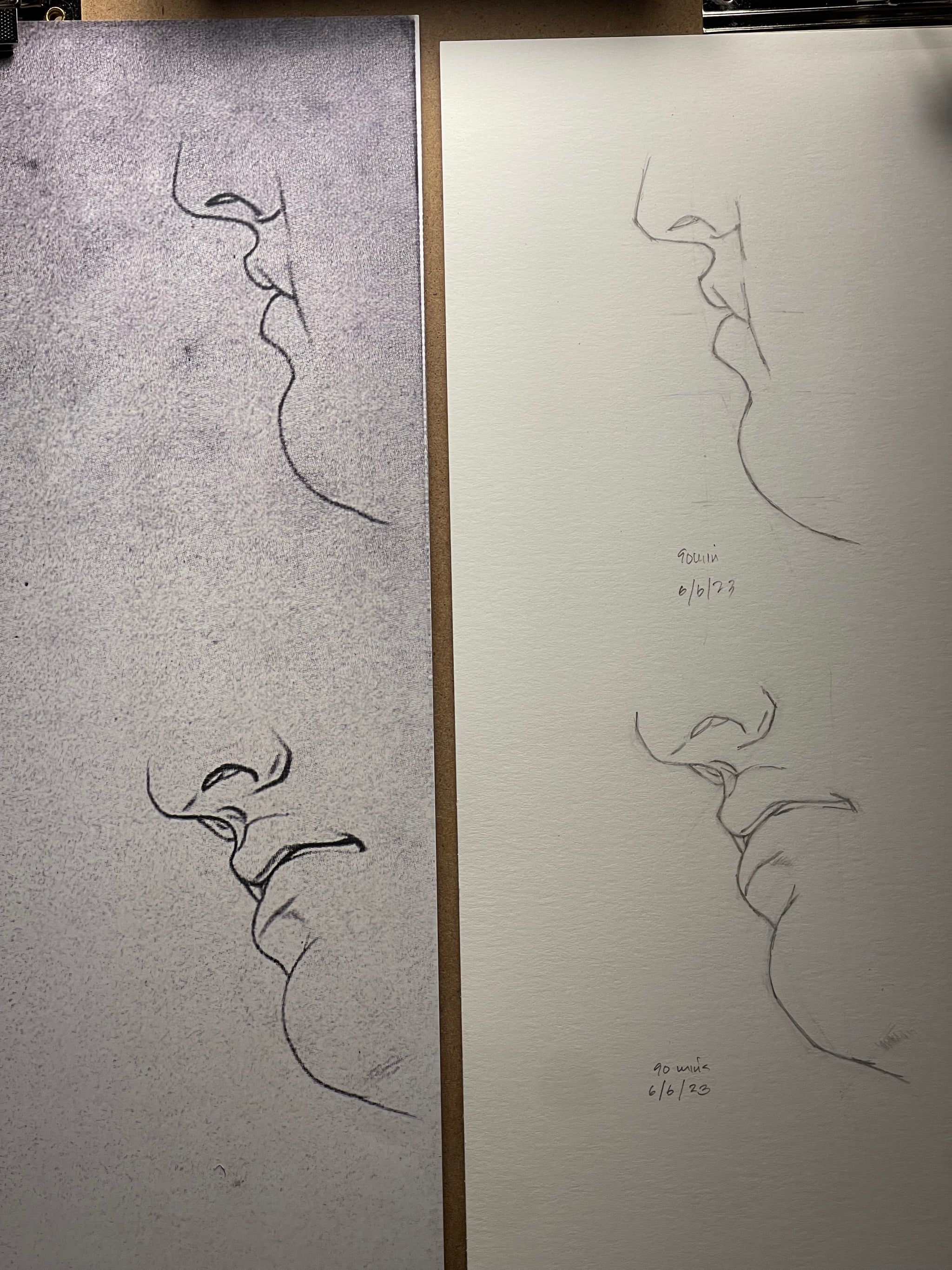 Bargue Plate 1, 2. Mouths (Bouches) – Bargue Plate Supply