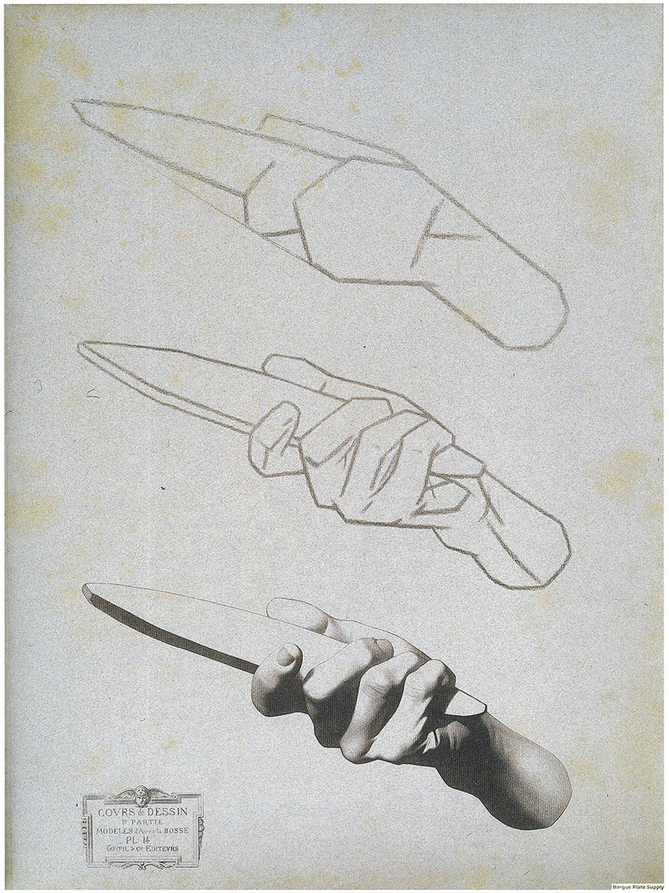 Bargue Plates. Part I. Drawings After Casts (Modèles D'après La Bosse ...