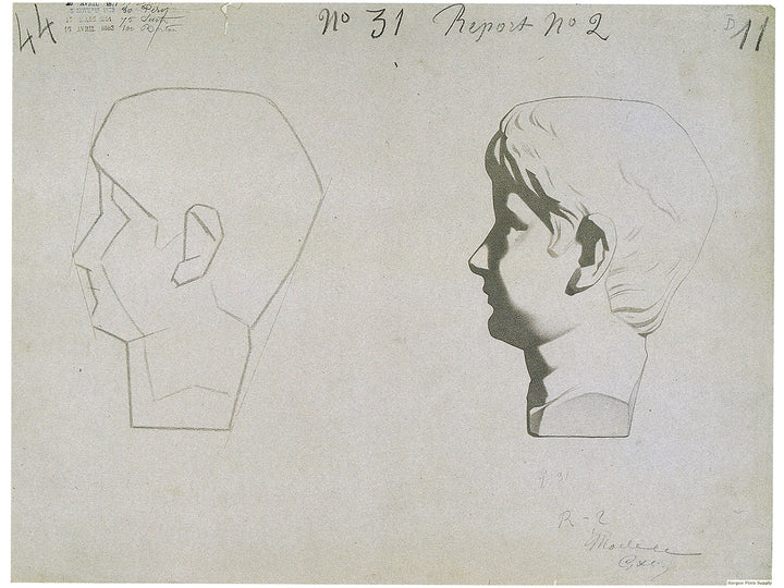 Bargue Plates. Part I. Heads in Profile (Têtes de Profil) – Bargue ...
