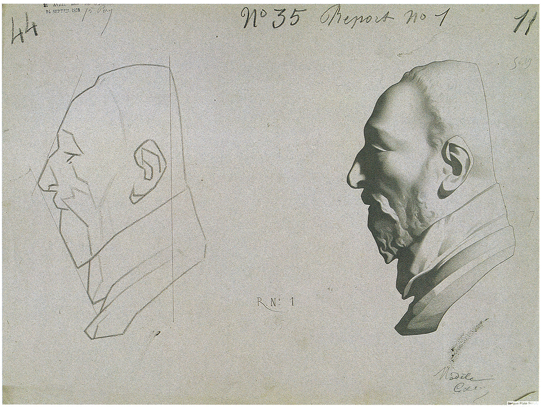 Bargue Plates. Part I. Heads in Profile (Têtes de Profil) – Bargue ...