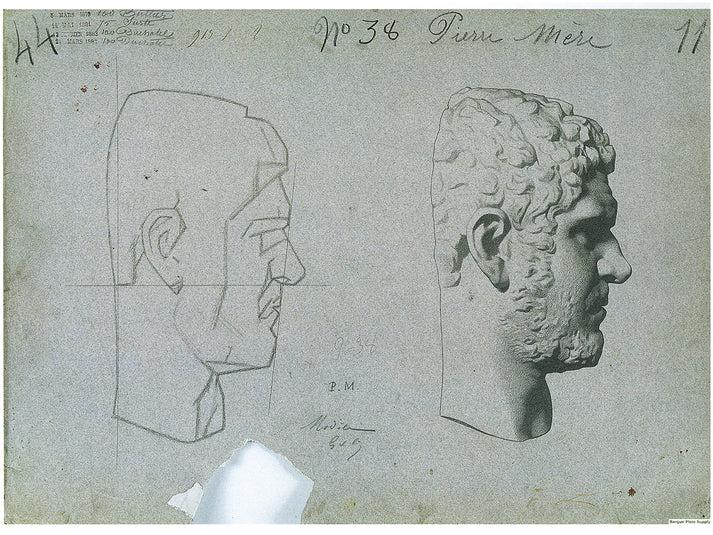 Bargue Plate 1, 38. Caracalla – Bargue Plate Supply