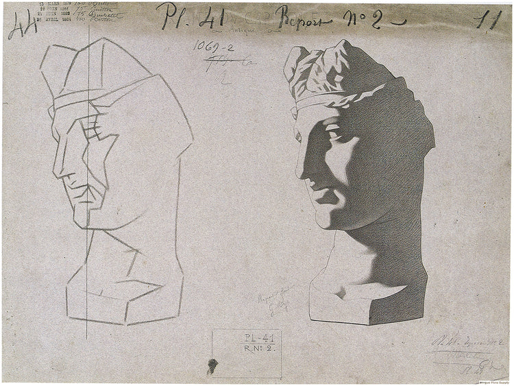 High Resolution Charles Bargue Drawing Course Plates – Bargue Plate Supply