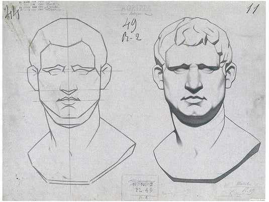 High Resolution Charles Bargue Drawing Course Plates – Bargue Plate Supply